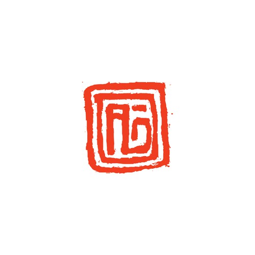 Create custom chinese style stamp with initials, for an artist's logo ...