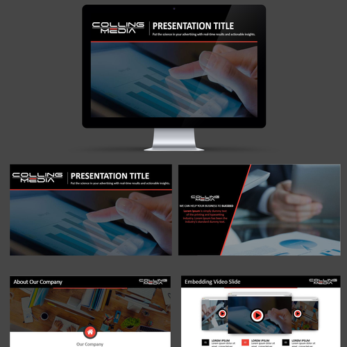 Power Point TEMPLATE for case studies and client presentations ...