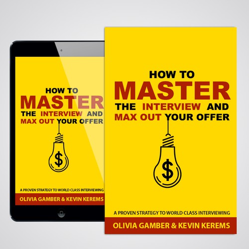 Master the Interview Book Cover Design Contest | Book cover contest