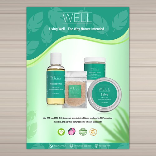 CBD Poster for Spas | Postcard, flyer or print contest