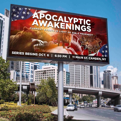 "apocalyptic awakenings" - a billboard to remember! | Signage contest ...