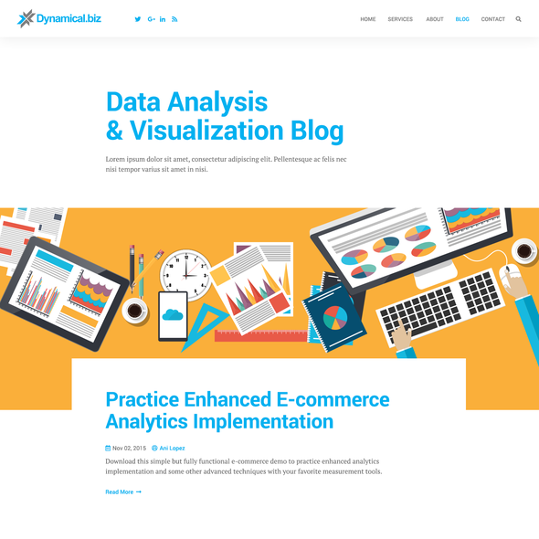 Analytics Websites: the Best Analytics Web Design Ideas | 99designs