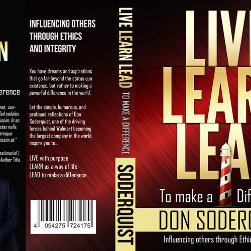 Designs | A book cover for Don Soderquist | Book cover contest