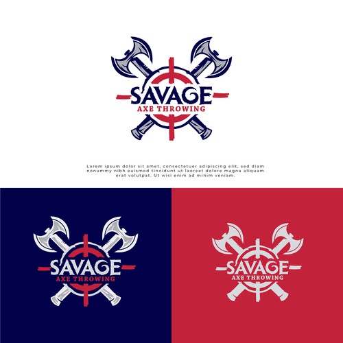 Designs | Axe throwing logo for new activity for all ages. Can be ...