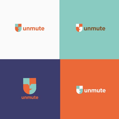 Designs | Unmute -- logo and branding guide for a mental health ...