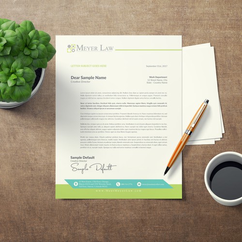 Design stationary for boutique law firm helping technology companies ...