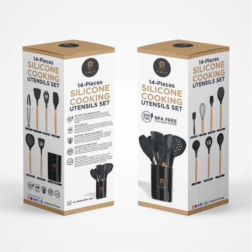 Designs | We need the best packaging for our Silicone Cooking Utensils ...