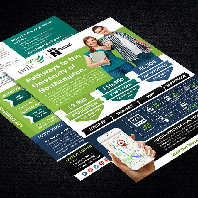 Design our new International College Digital flyer | Postcard, flyer or ...