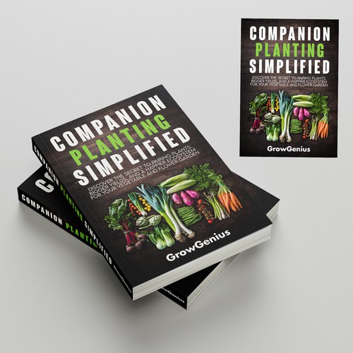 Designs | Companion planting book cover that grabs attention and ...