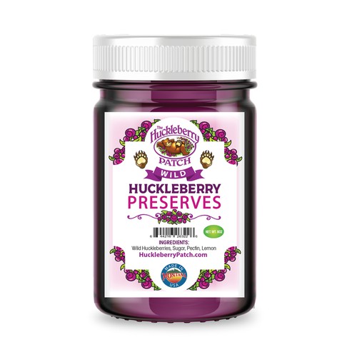 Designs | design a label for Wild Huckleberry Preserves! Unique product ...