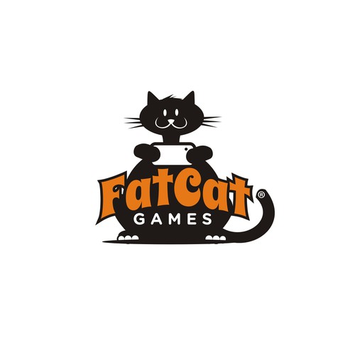 Create a Fat cat logo for Fatcat Games | Logo design contest