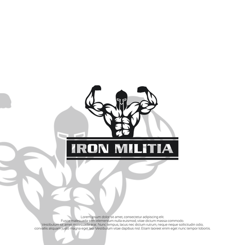 A strong logo for a powerlifting gym | Logo design contest