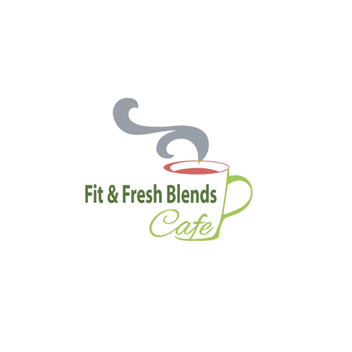 Fit & Fresh Blends Cafe (logo design for juice and smoothies bar ...