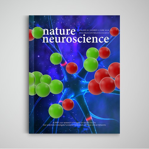 Illustration for the cover of prestigious neuroscience journal, Nature ...