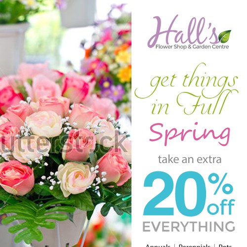 Designs | Create an eyecatching reusable template for a flower shop ...
