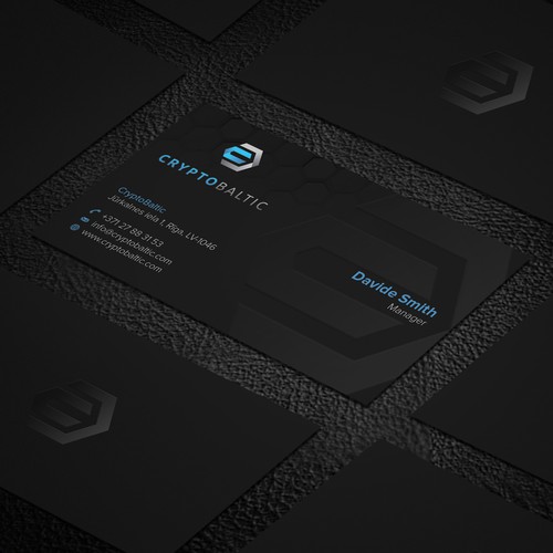 Cryptocurrency & Blockchain Business Card Company | Business card contest
