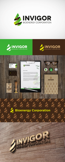 Create a powerful biodiesel refining company logo for Invigor Bioenergy ...