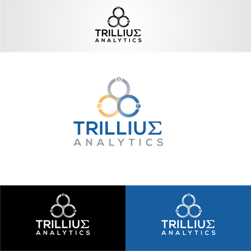 "Create a logo for Trillium Analytics, combining cues from both modern ...