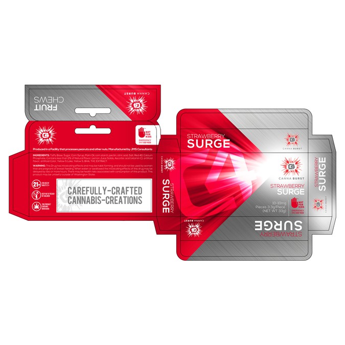 C4 Canna Burst Packaging Design | Product packaging contest