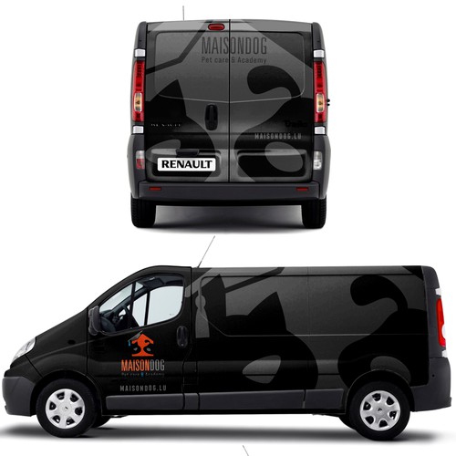 Designs | Modern and elegant van wrap for dog/cat boarding and dog ...