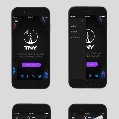 TNY website | Web page design contest
