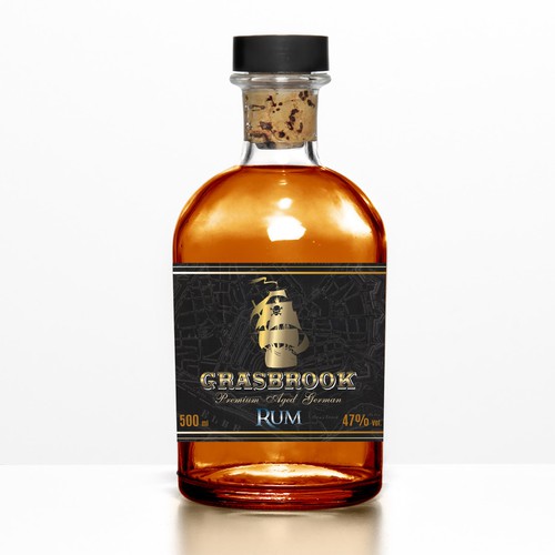 We need a Label for Premium German Rum! | Product label contest