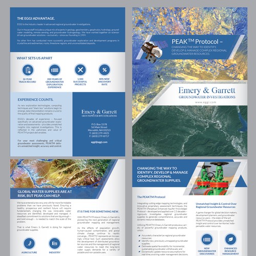 !! Create Technologically Advanced Brochure for Innovative Water ...