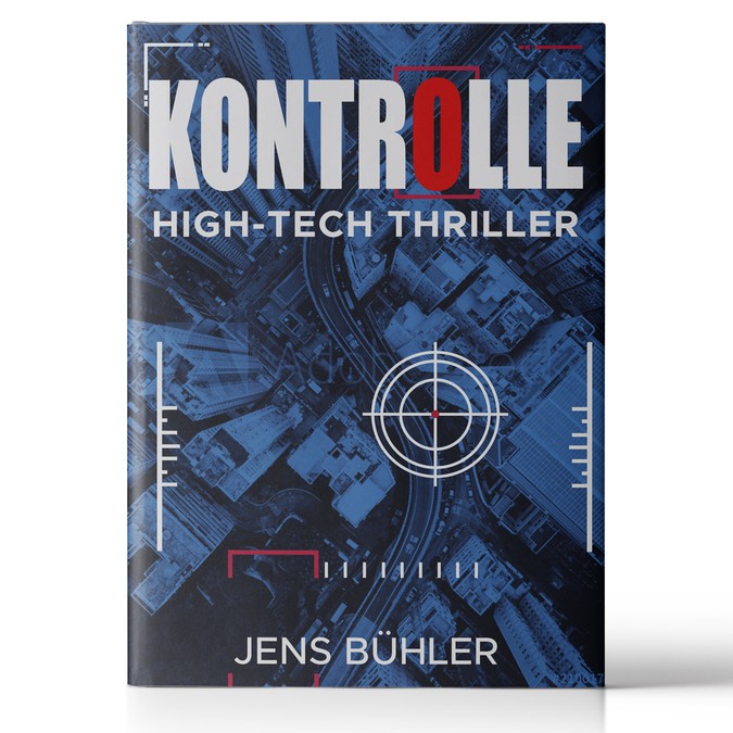 Book cover for a high-tech thriller | Book cover contest