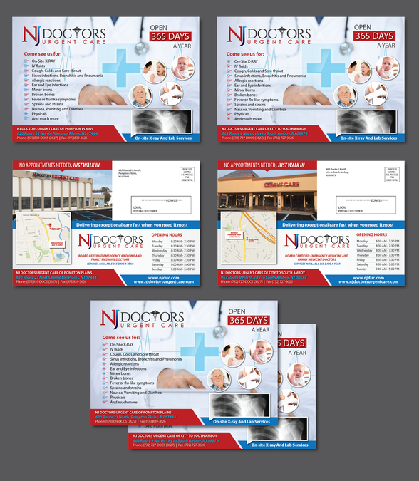 Create an eye-catching Mailer for a brand new Urgent Care center ...