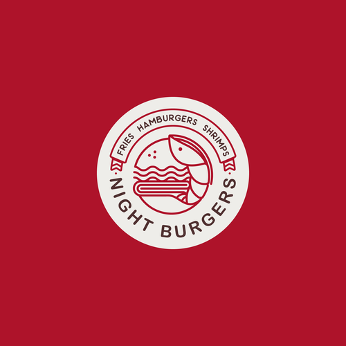 Night Burgers | Logo design contest