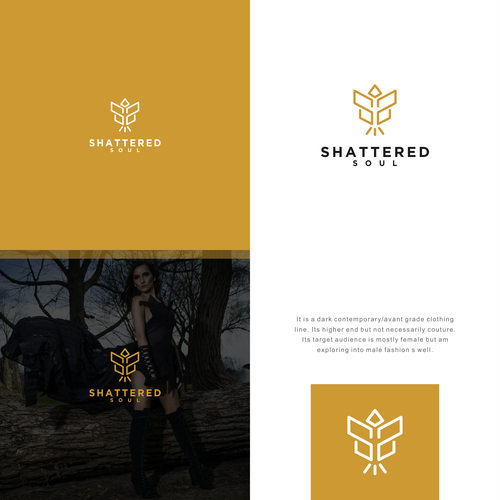 Design logo for a dark/contemporary emerging fashion brand; Shattered ...