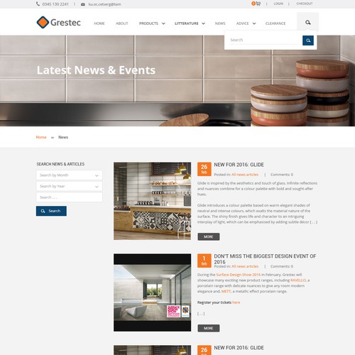 Design clean, modern and uncluttered web pages which portray the ...