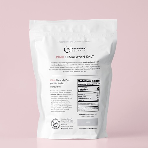 Designs | Pink Himalayan Salt for the GLOBAL MARKET | Product packaging ...