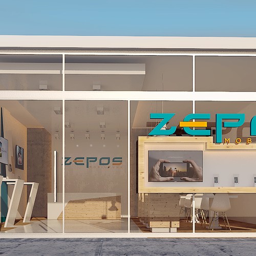 PHONE SHOP DESIGN CONCEPT / INTERIOR DESIGN | Other design contest