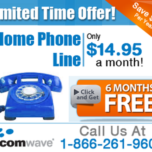 Comwave Telecom needs a new banner ad | Banner ad contest