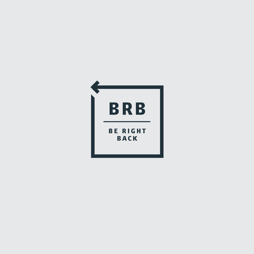 Design a creative logo for BRB "Be Right Back" Premium Hostel | Logo ...
