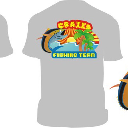 CRAZED LOGO FOR FISHING TEAM | T-shirt contest
