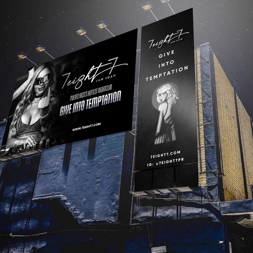 Designs | Billboard for a Nightclub and Gentlemen’s Club | Signage contest