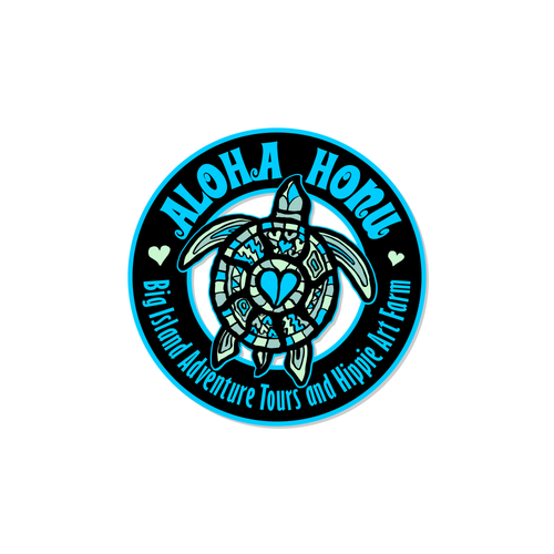 Awesome & FUN logo for Aloha Honu (tropical hawaiian retreat and tours ...