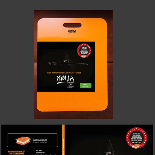 Designs | Ninja cutting board product leaflet | Postcard, flyer or ...