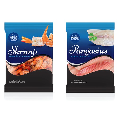Designs | Worldwide Seafood Package for Retail | Product packaging contest