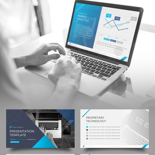 99designs Presentation Template for Startups | PowerPoint template contest