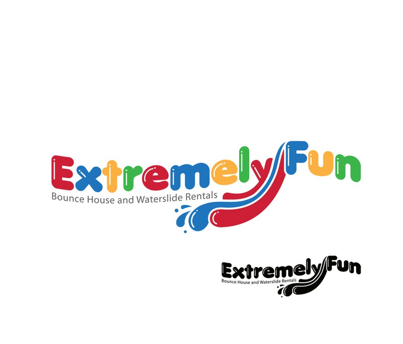 logo for Incredibly Fun Bounce House and Waterslide Rentals | Logo ...
