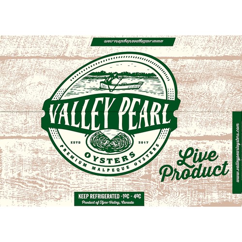 Create a box for the world best oysters | Product packaging contest