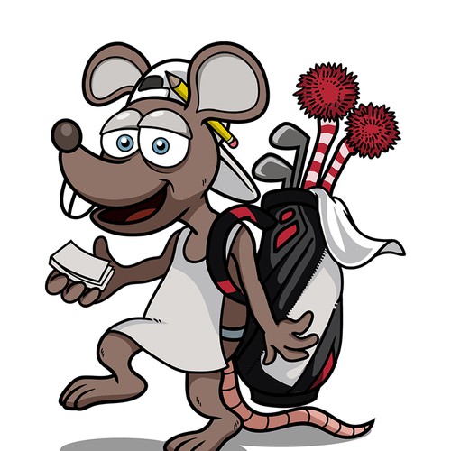 DESIGN A CARTOON RAT THAT IS A GOLF CADDY | Illustration or graphics ...