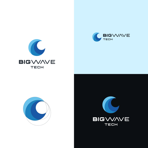 Designs | Tech startup in need of logo with wave theme | Logo ...