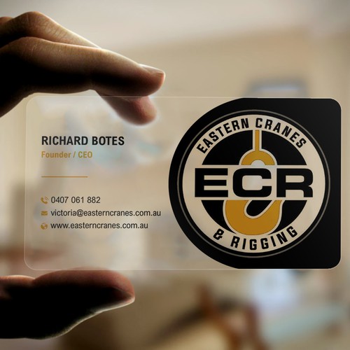 Designs | Eastern Cranes & Rigging | Business card contest