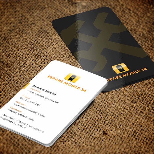 Creer carte de visite reparation smartphone et tablette | Business card ...
