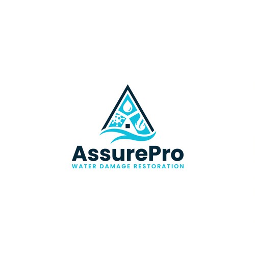 Designs | Transforming Water Damage into Art – Logo for a Thrilling ...