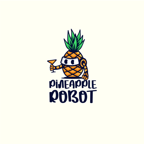 Designs | Pineapple Robot Bar in Maui needs a LOGO!!! | Logo design contest